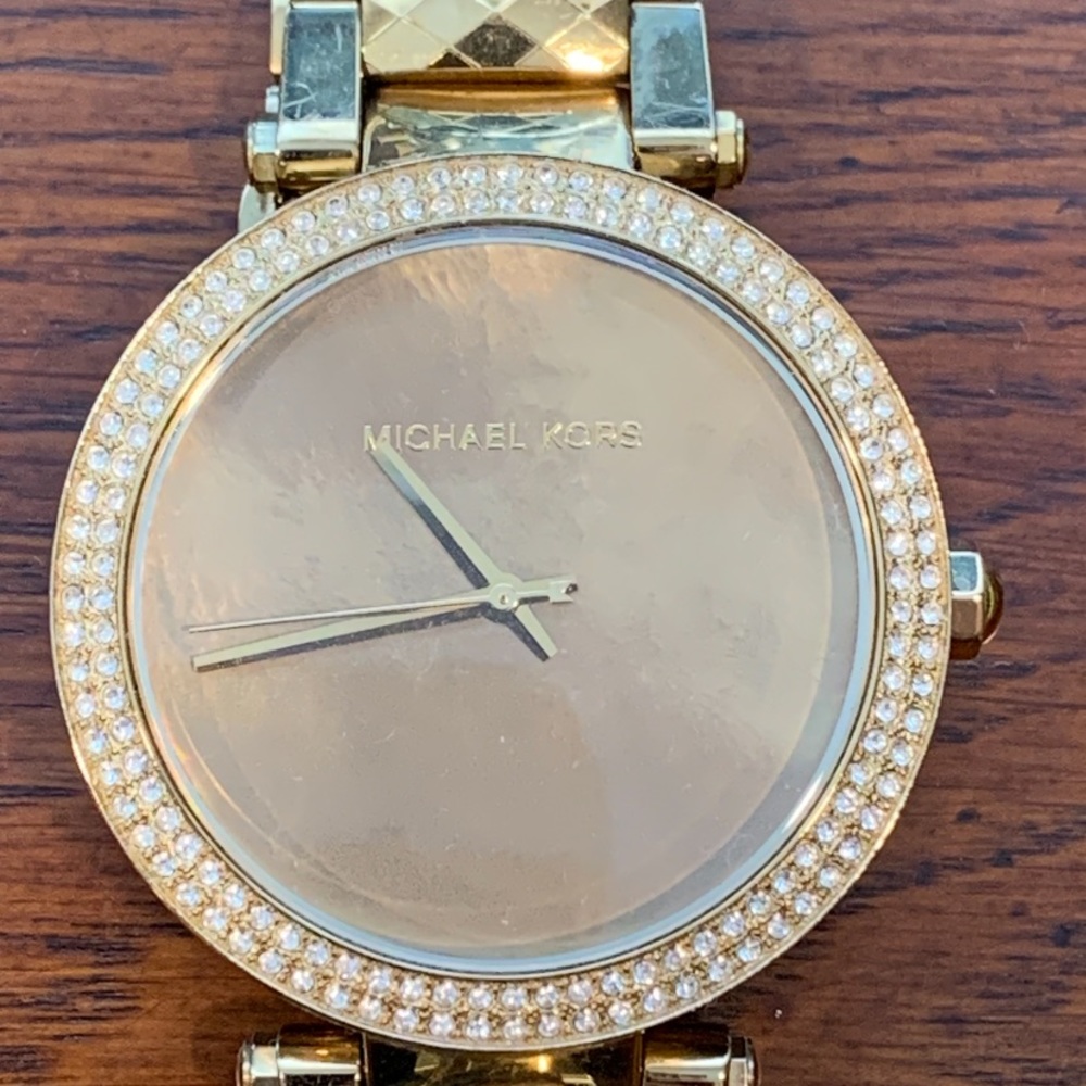 Michael Kors Parker Gold Mop Watch - Gem